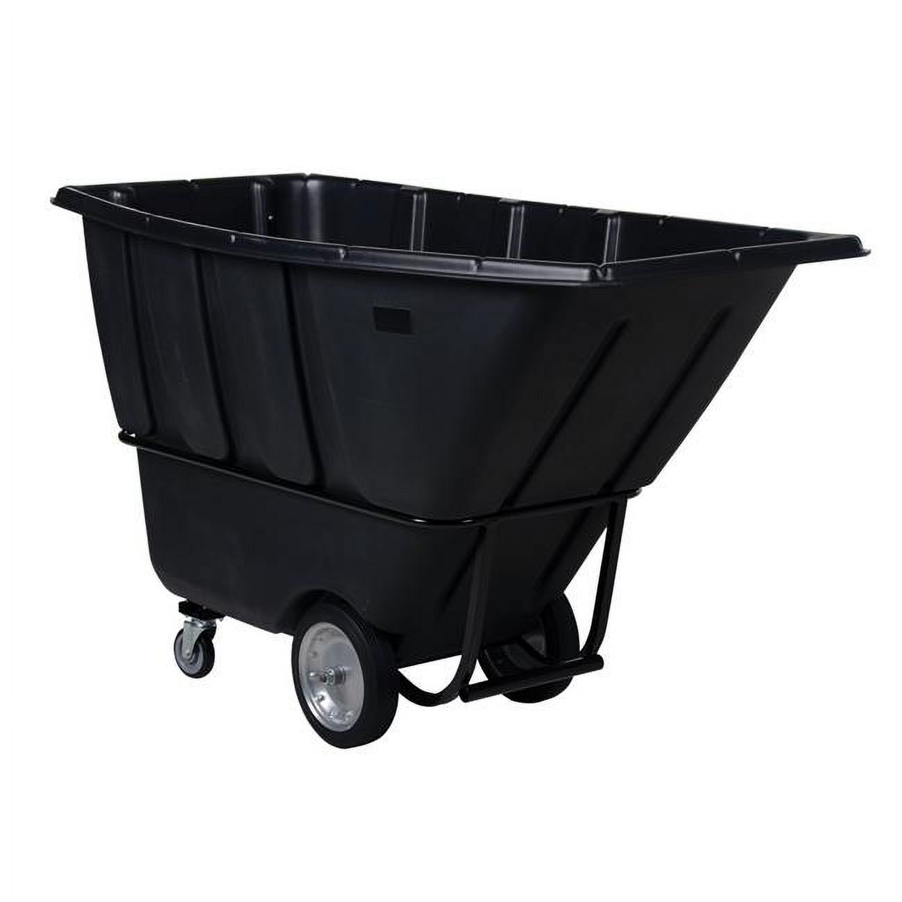 Vestil Manufacturing TDT-100-HD-BLACK 1 cu. Yards Heavy Duty Tilt Truck ...