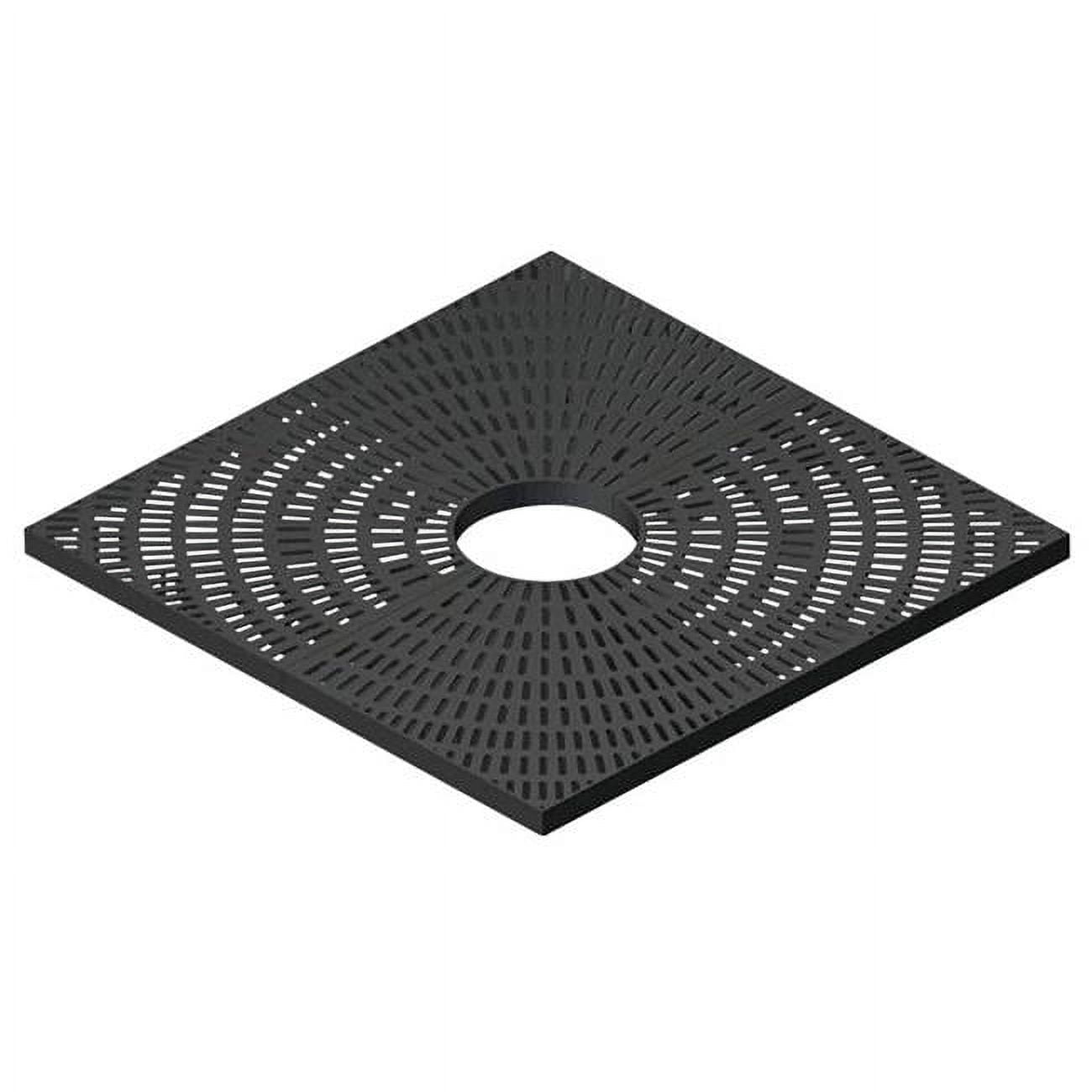 Vestil Manufacturing TG-4S-BK 4 ft. Round Tree Grate - Black - Walmart.com