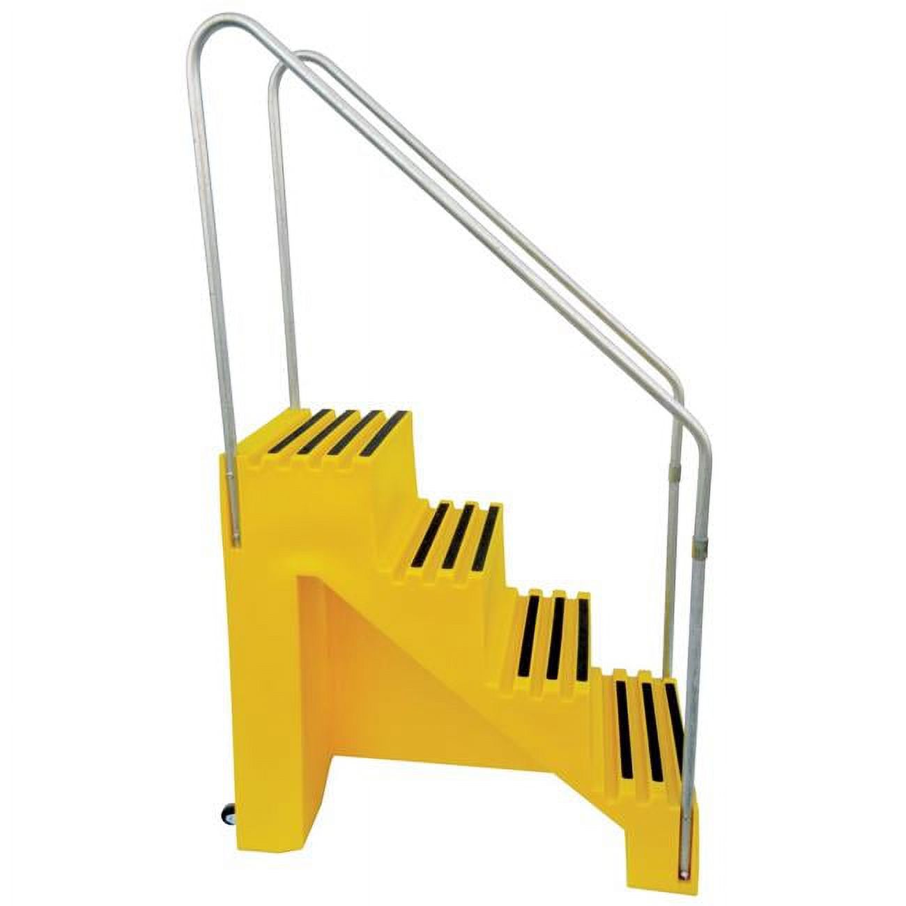 Vestil Manufacturing VST-4-Y Polyethylene 4 Step Stool - Yellow ...