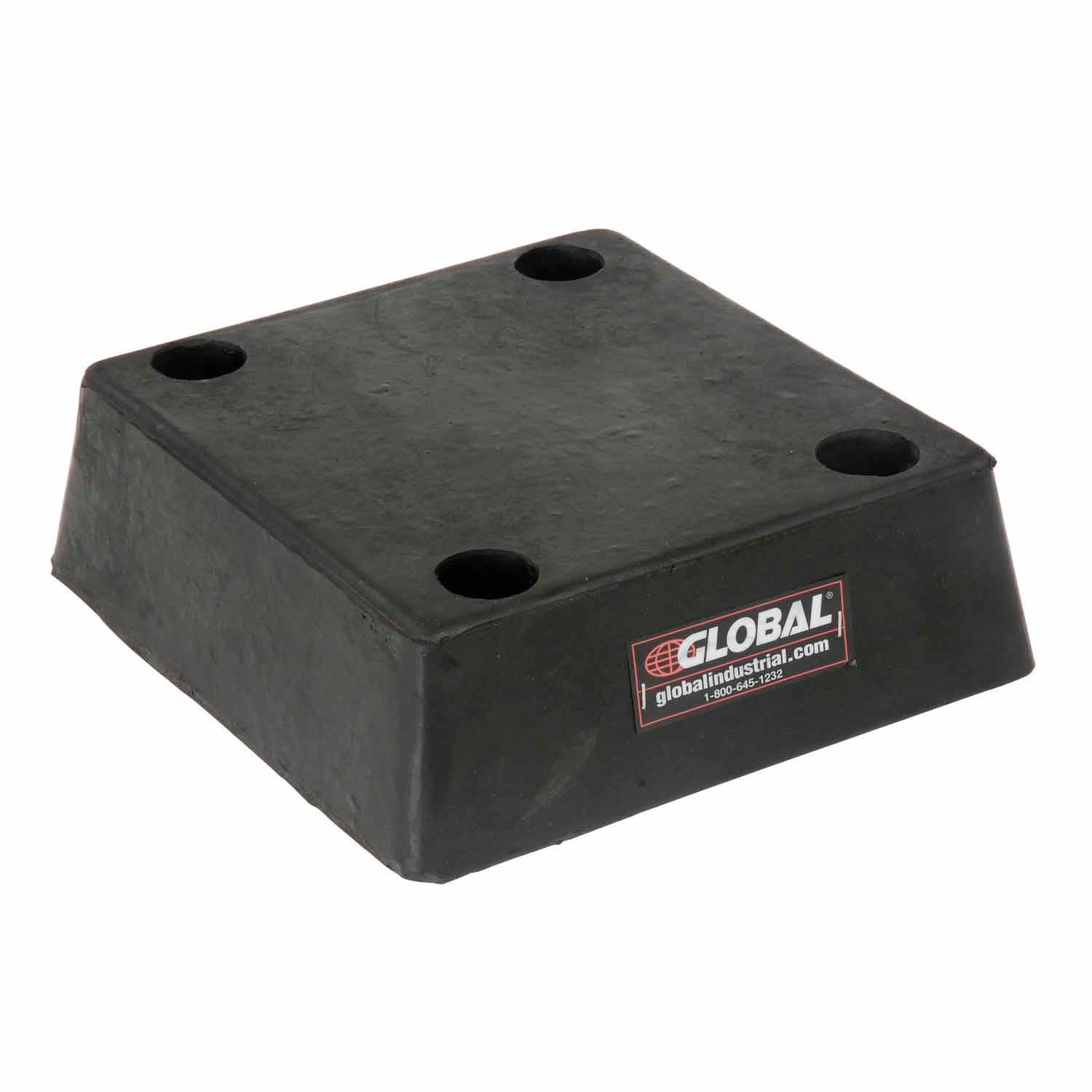 Global Industrial Molded Rubber Bumper, 12"W x 13"L x 4"H - Walmart.com