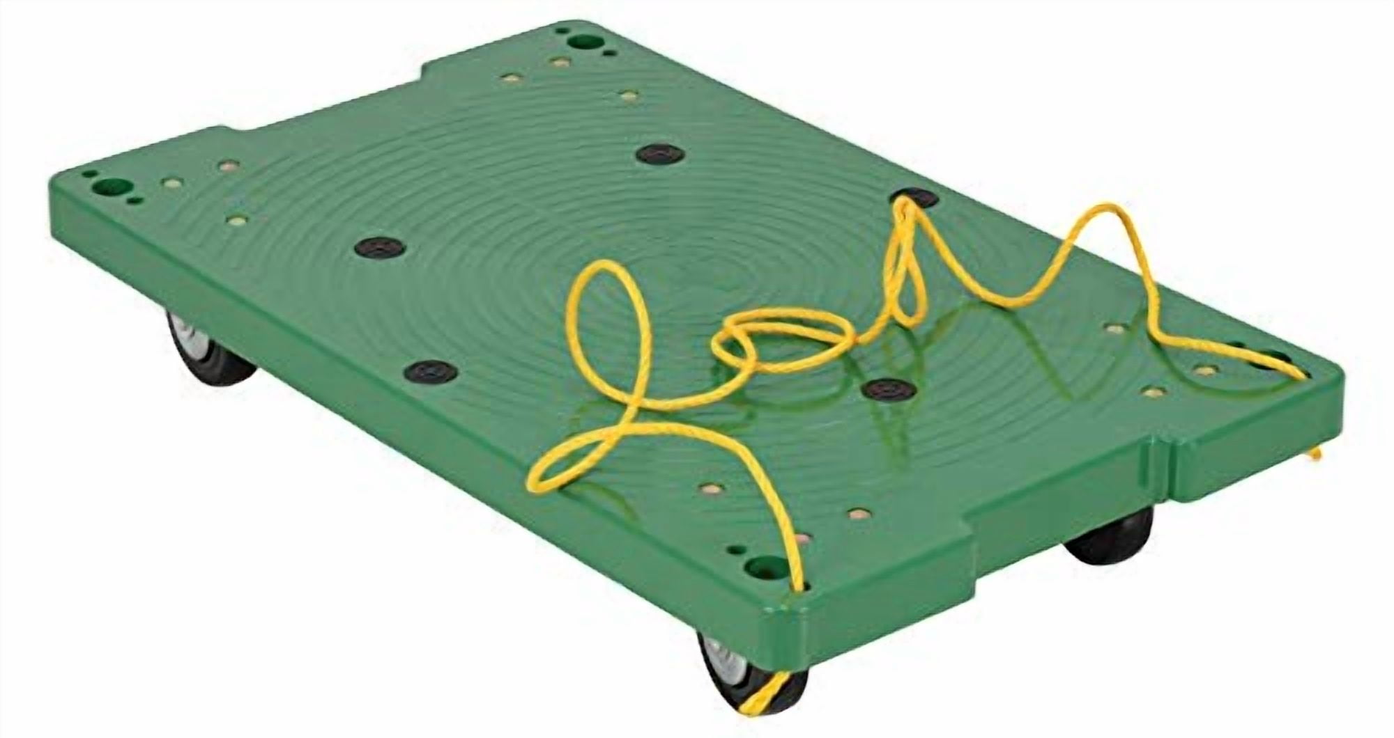 Vestil POS-1830-ROPE Plastic Office Dolly with Pull Rope, 500 lbs ...