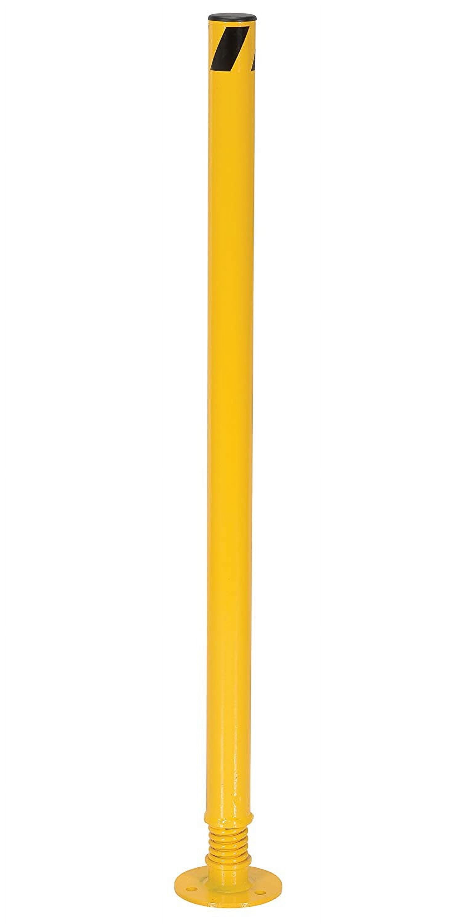 Vestil SPBOL-42 Steel Spring Loaded Bollard 42 In. Height Yellow ...