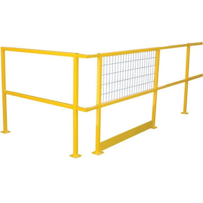 Vestil SQ-48-HWR 48 in. Safety Handrail-Hardware No Toeboard - Walmart.com