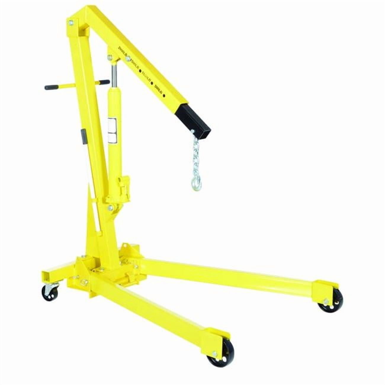 Vestil LBLK-EHN-20-C Steel Shop Crane Engine Hoist with Folding Legs ...