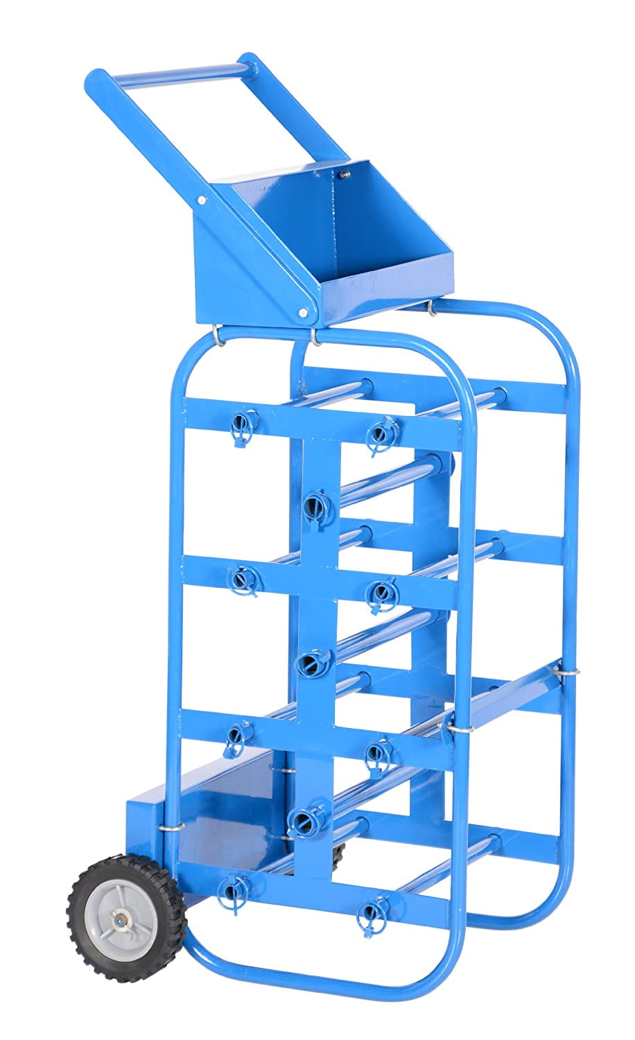 Vestil WIRE-D-E Steel Economy Wheel Wire Reel Caddy, Blue, Width ...