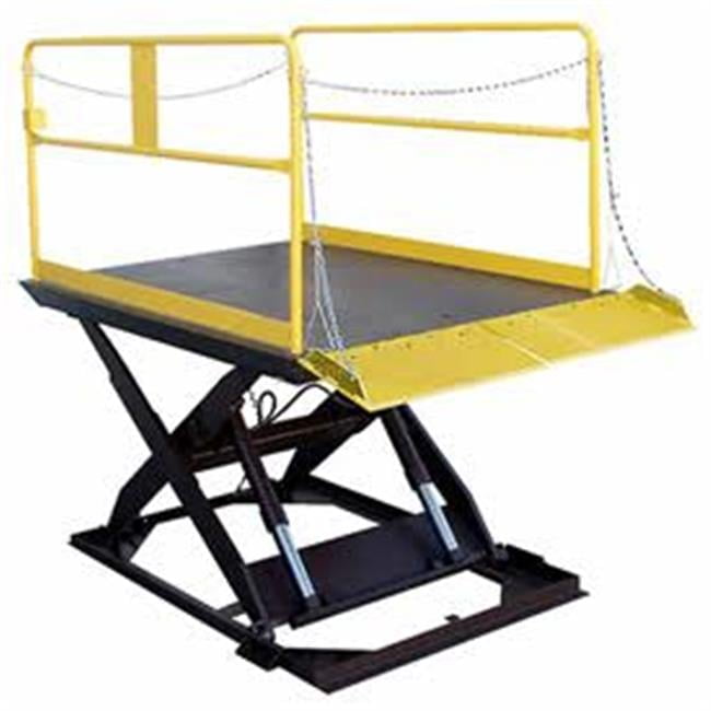 Vestil WL-100-5-68 Prem Truck Scissor Dock Lift, 6 x 8 ft. - 5000 lbs ...