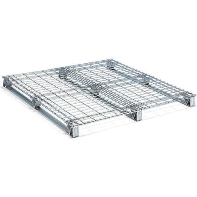 Vestil WMP-4848 Galvanized Welded Wire Pallet- 48 x 48 in. - Walmart.com