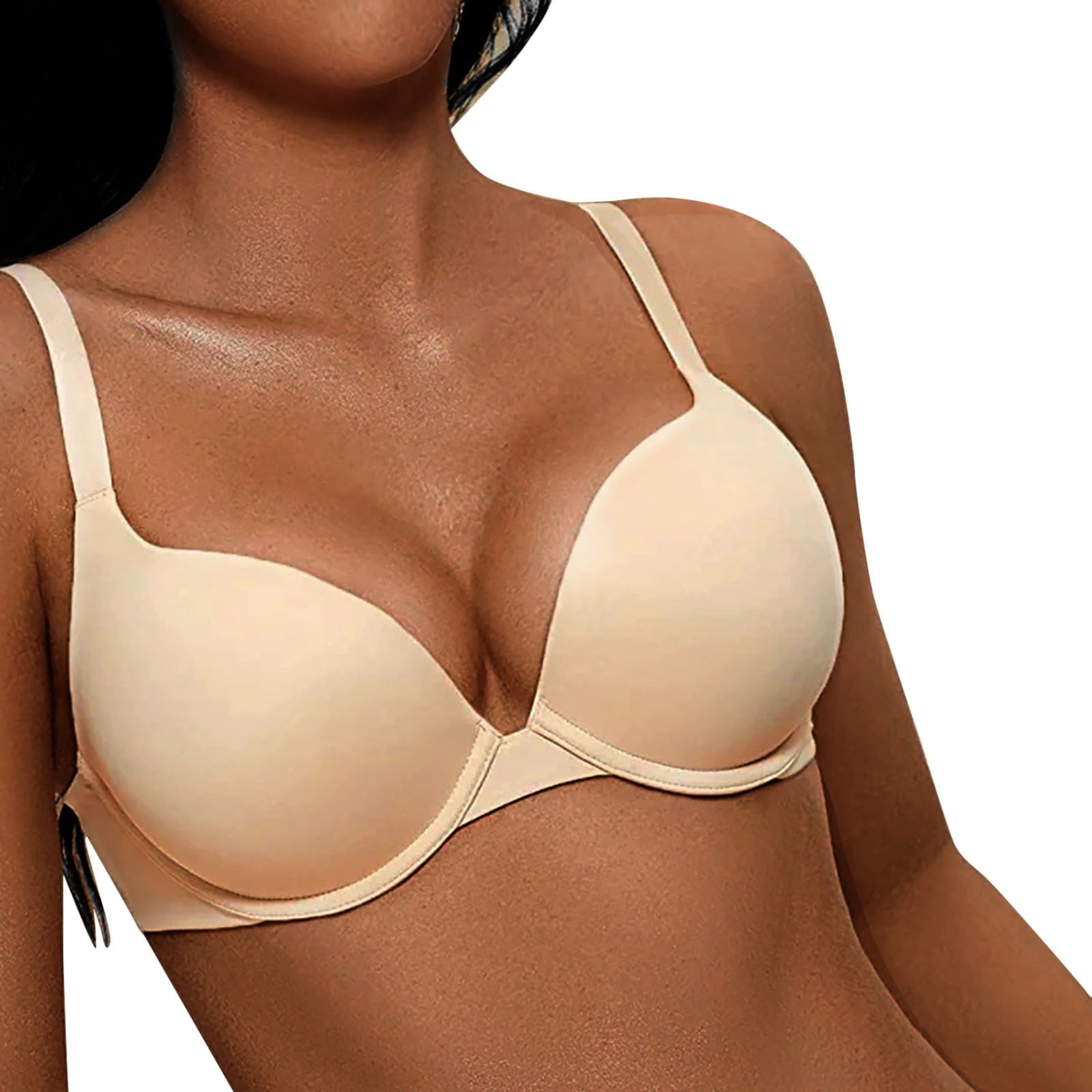 Vestitiy Bras For Women Push Up Bra Sculpting Uplift Bra Fashion Deep Cup Bra Hides Back Fat