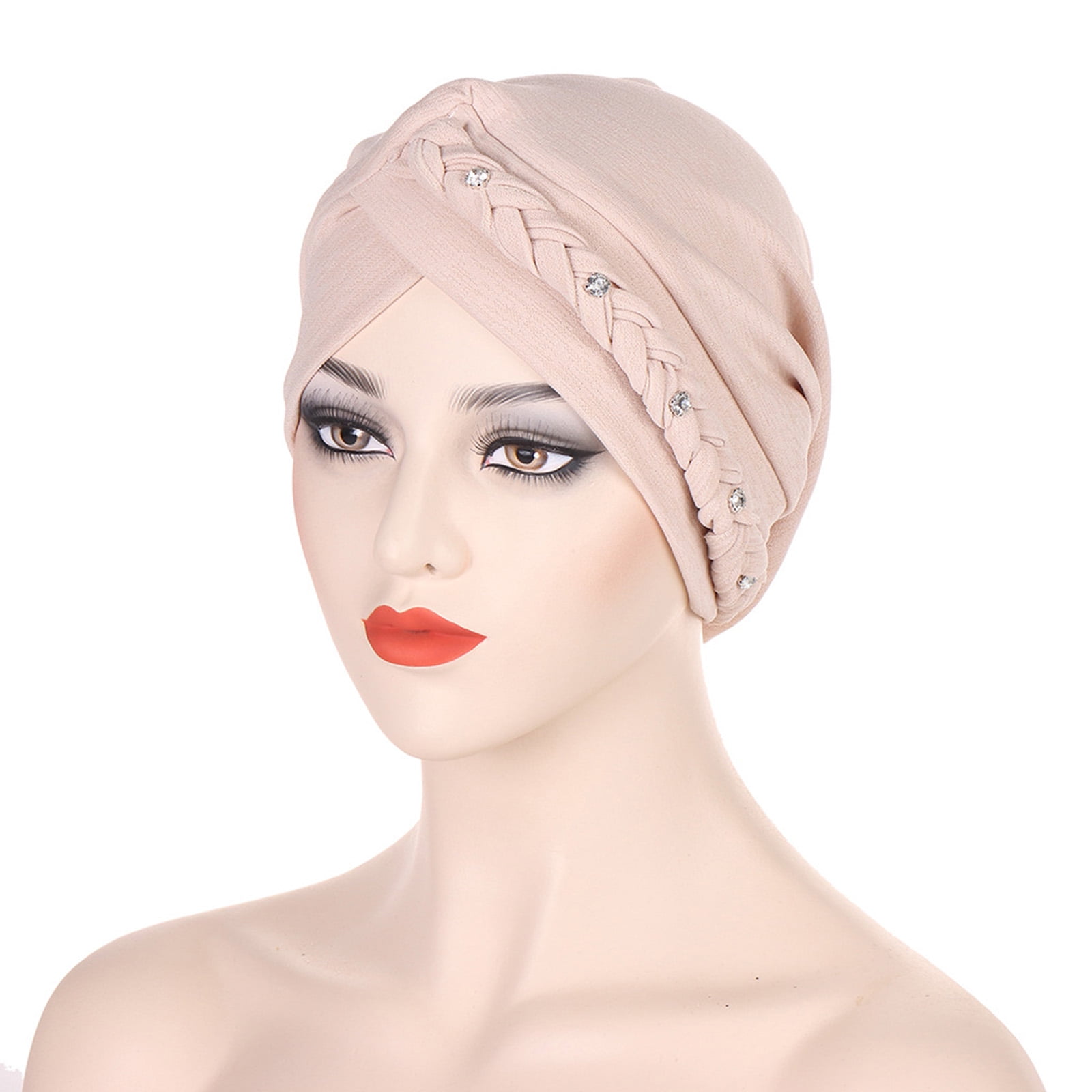 Vestitiy Hair Wrap for Women Long Stretch Jersey Head Scarf Womens ...