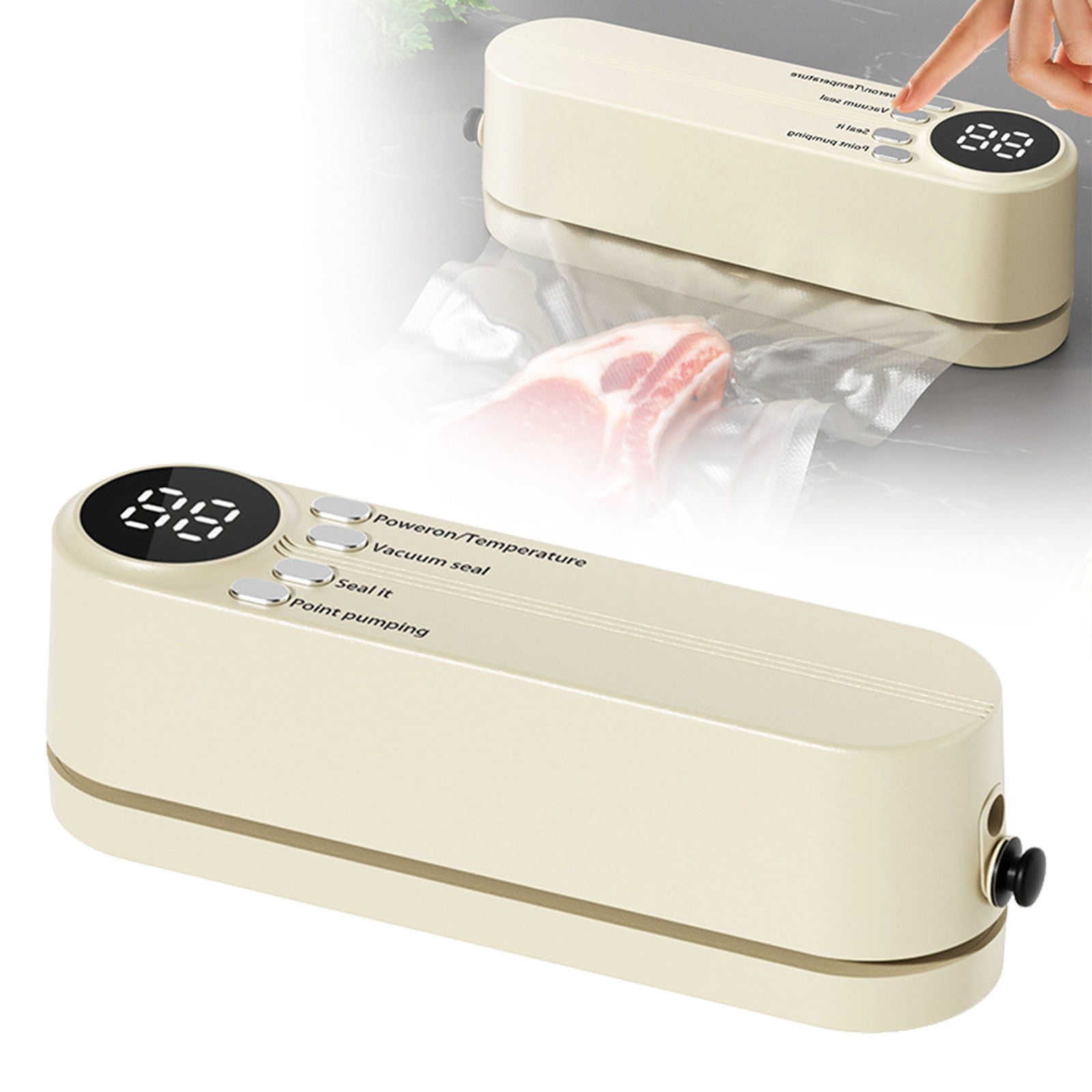 Vestitiy Mini Vacuum Sealer for Food,Inflation Pump Balls Cordless ...