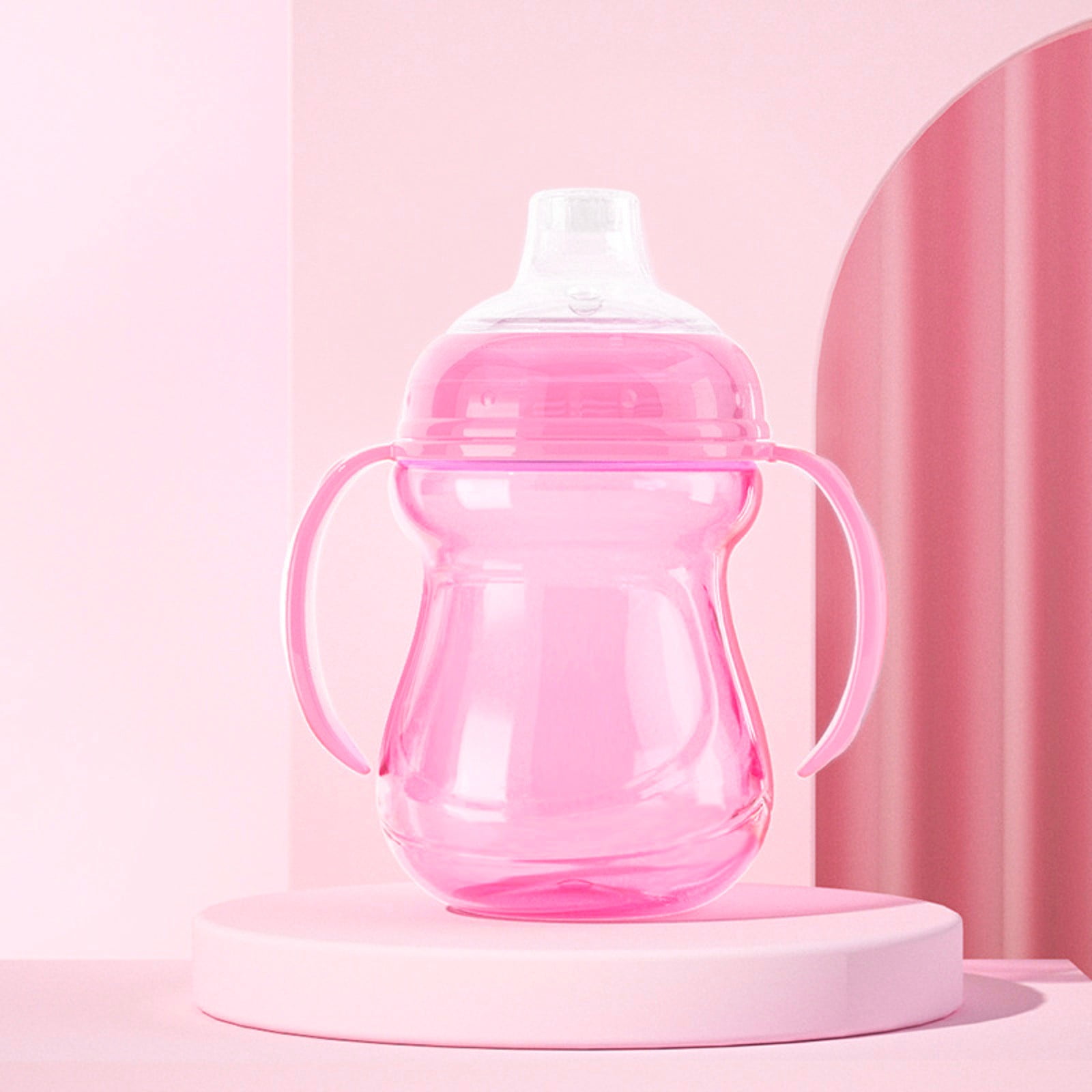 Vestitly 240 ML Wide Caliber PP Baby Bottle With Handle Anti Drop Anti ...