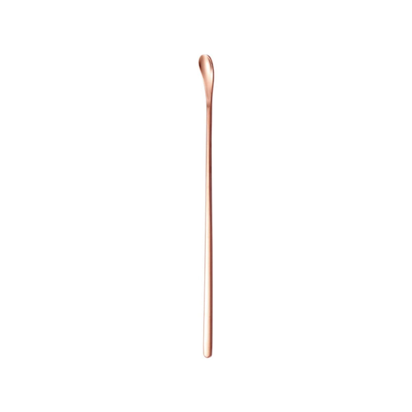 Vestitly 7.55in Coffee Stirrers Spoon,Silver Stainless Steel 304 Bar ...