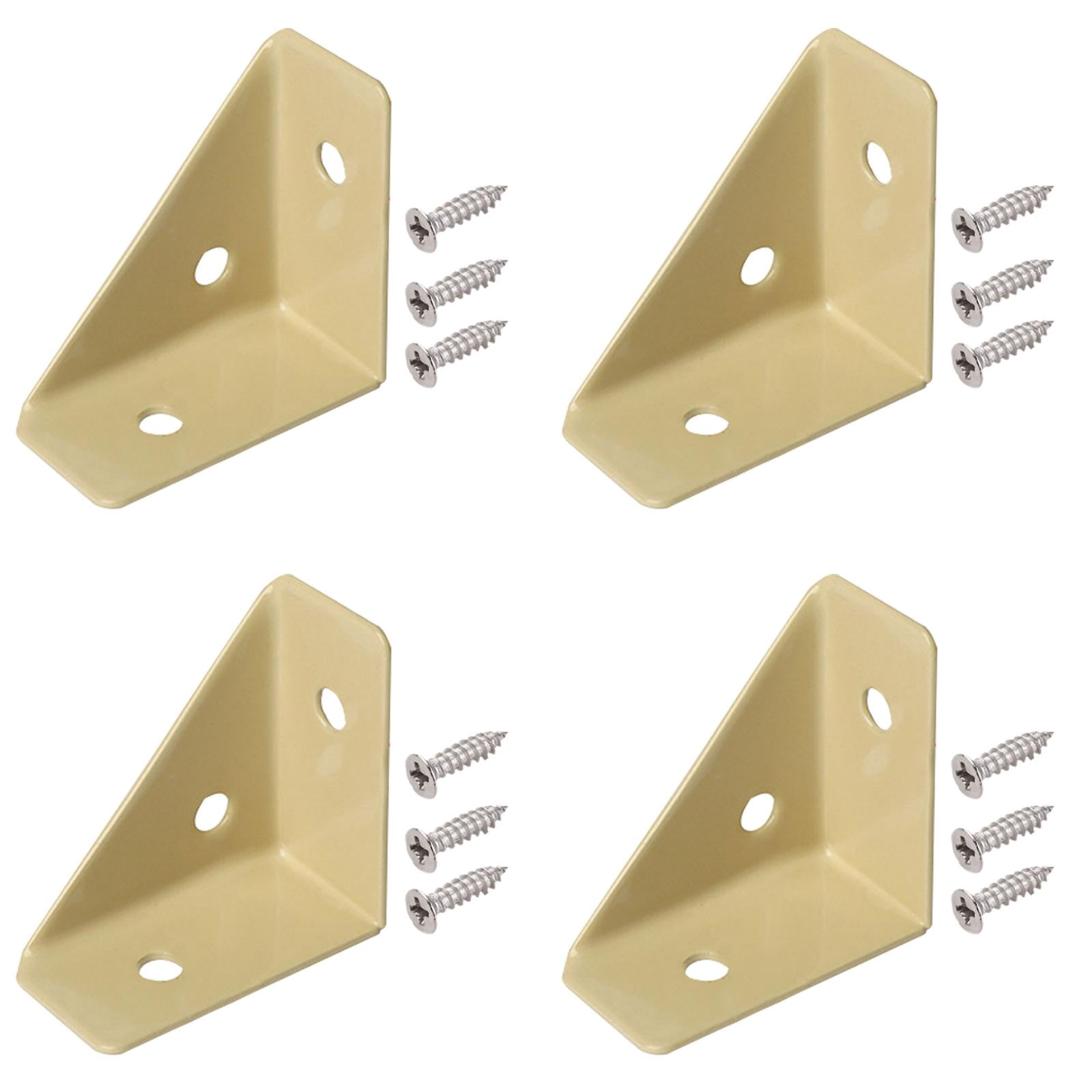 Vestitly Corner Brace Brackets, 4Pcs 1.49*1.49in Corner Braces for Wood ...
