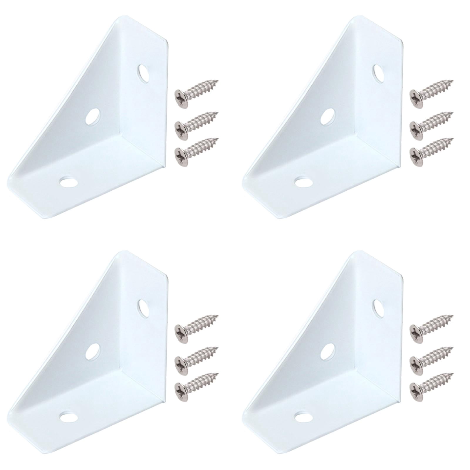 Vestitly Corner Brace Brackets, 4Pcs 1.49*1.49in Corner Braces for Wood ...