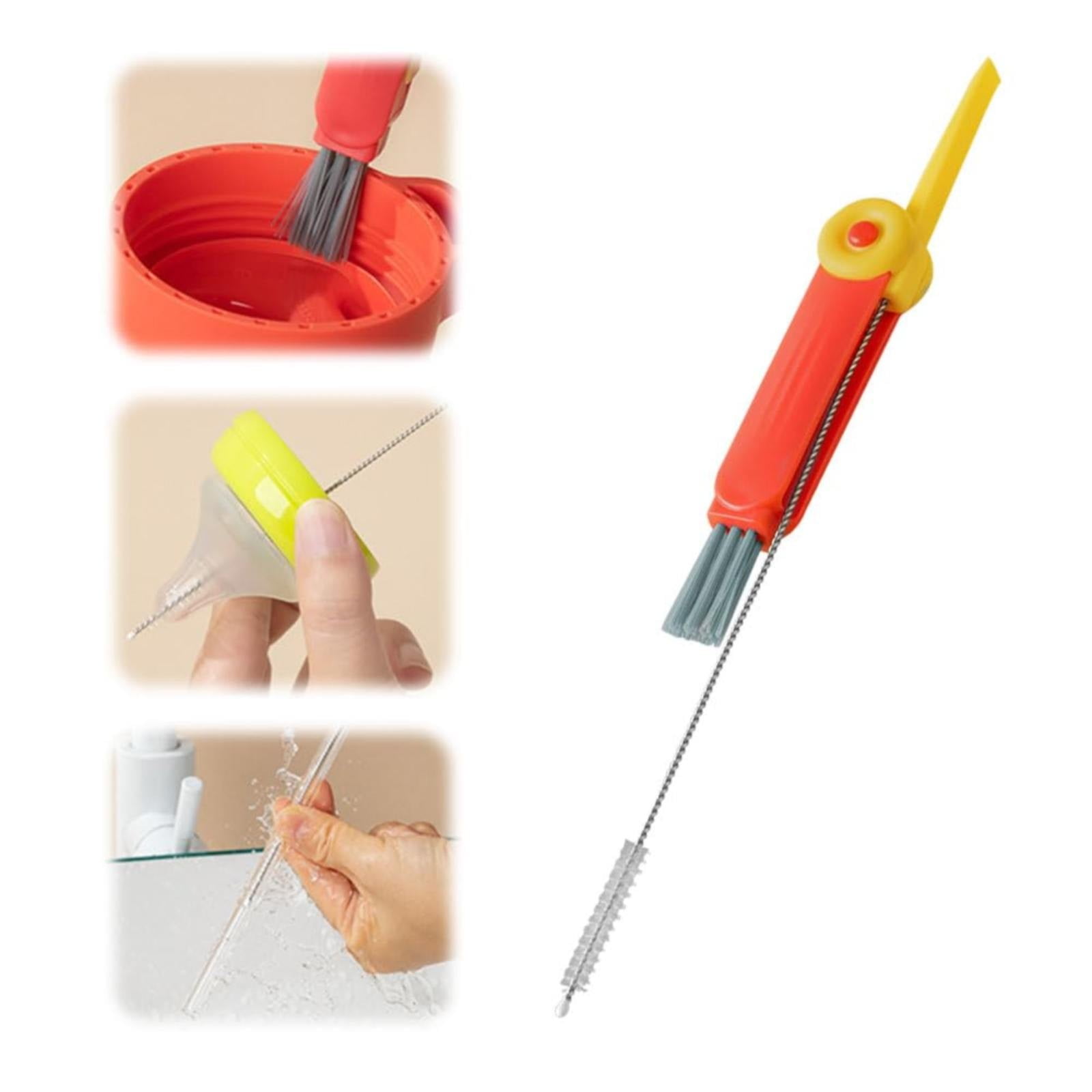 Vestitly Cup Lid Cleaning Brush 3 Pack Multifunctional Insulation ...