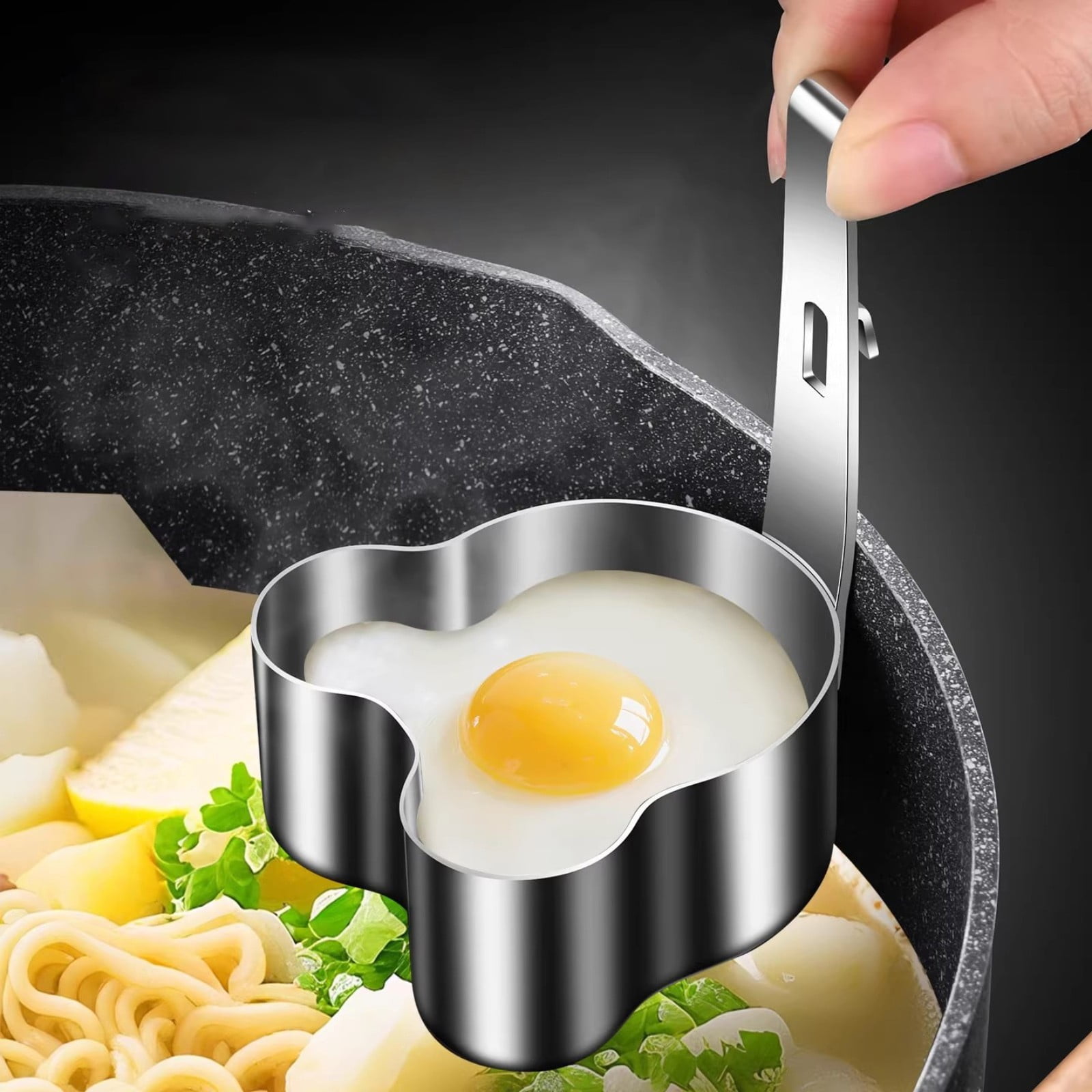 Vestitly Egg Poacher, Stainless Steel Egg Poaching Pan, Egg Poacher Pan ...