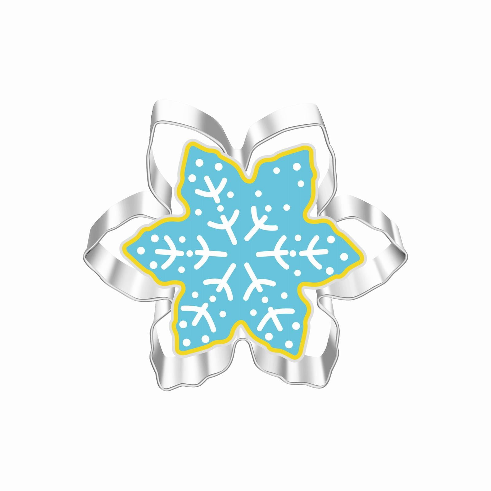 Vestitly Large Christmas Cookie Cutters 4" Holiday Cookie Cutters ...