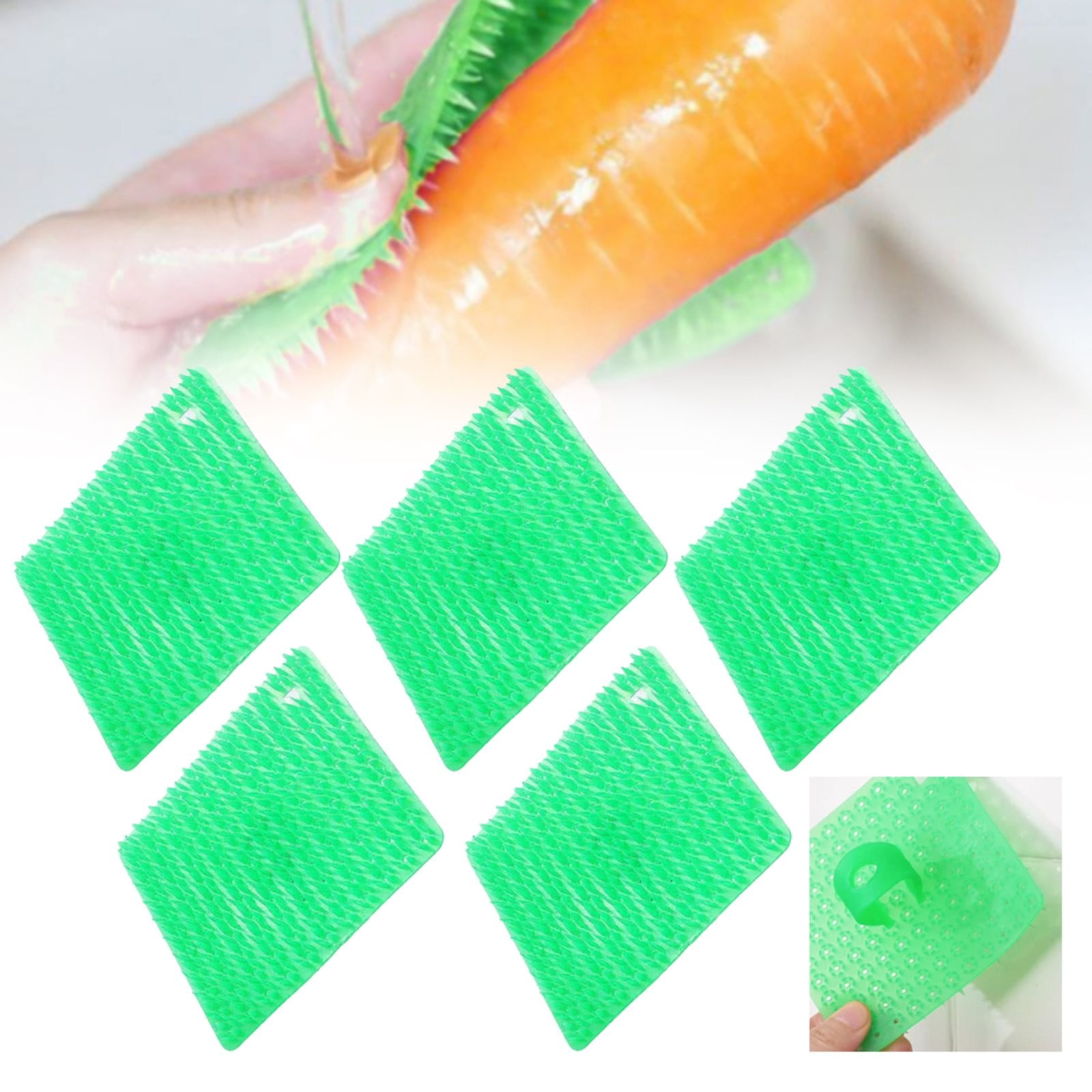 Vestitly Vegetable Cleaning Brushes 2024 Upgraded Flexible Vegetable ...