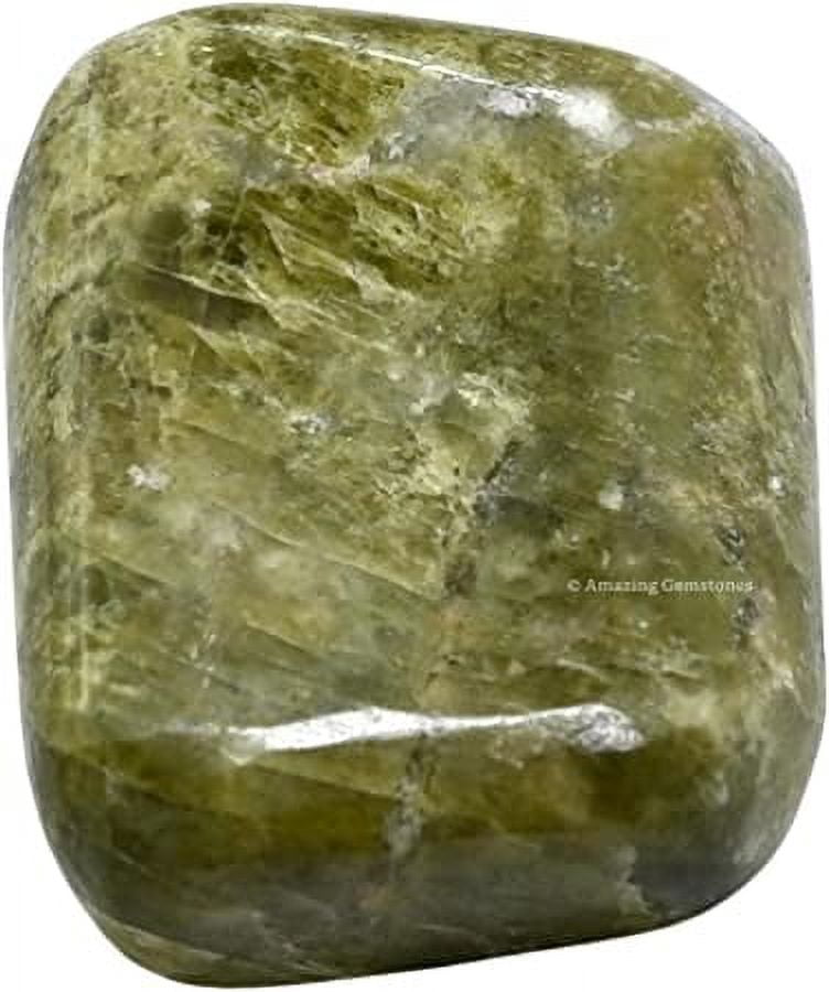 Vesuvianite Crystal Tumbled Stones Polished Rocks (1 OZ) - Walmart.com