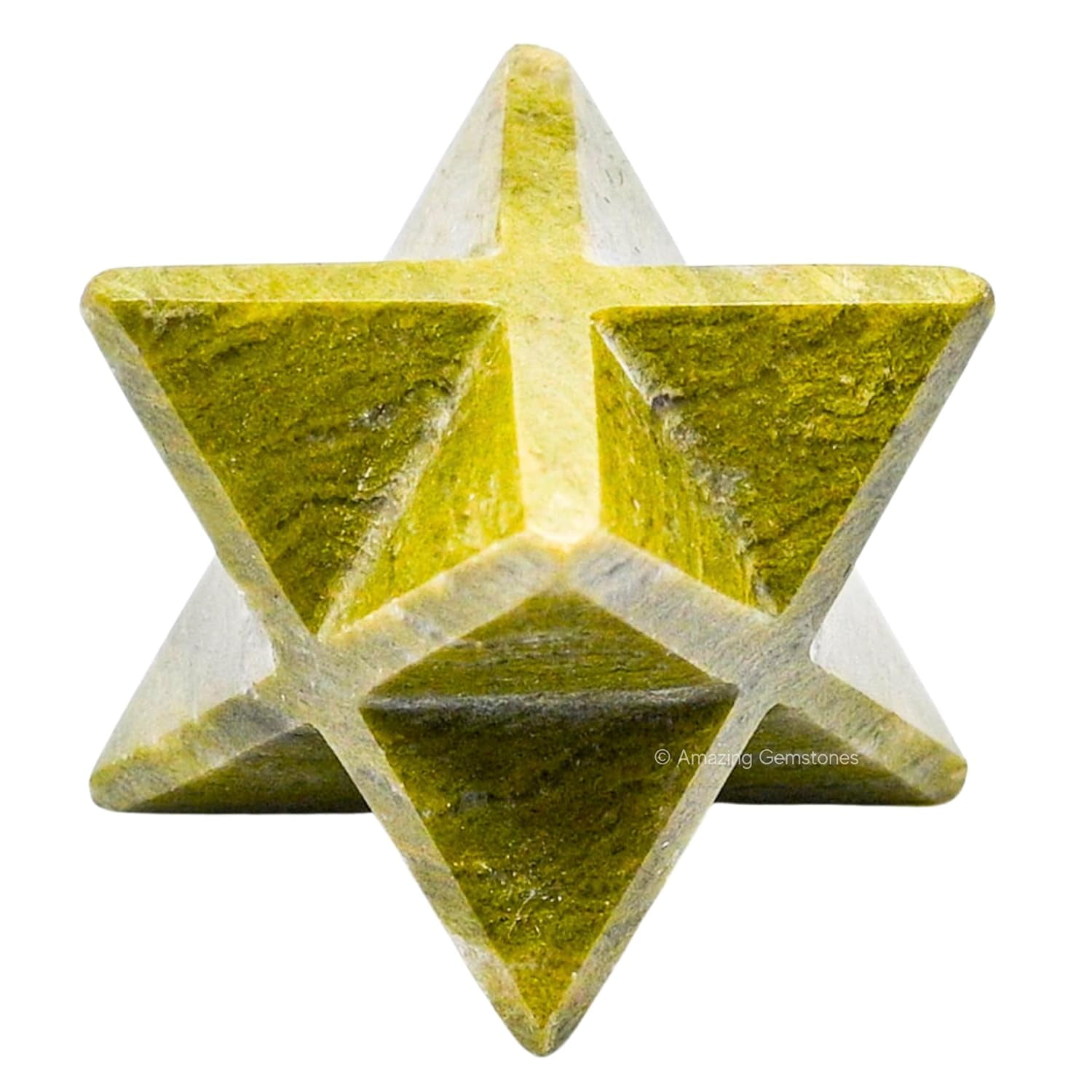 Vesuvianite Merkaba Crystal - 1 Inches Metaphysical Merkaba Star for ...
