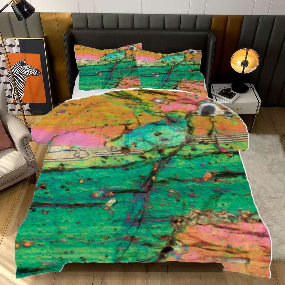 Vesuvius Volcano Pyroxene Rock Thin Section Microscope Photograph ...