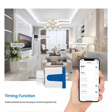 INSTACHEW, Pureconnect+ Smart Plug with USB, App Enabled, Google ...