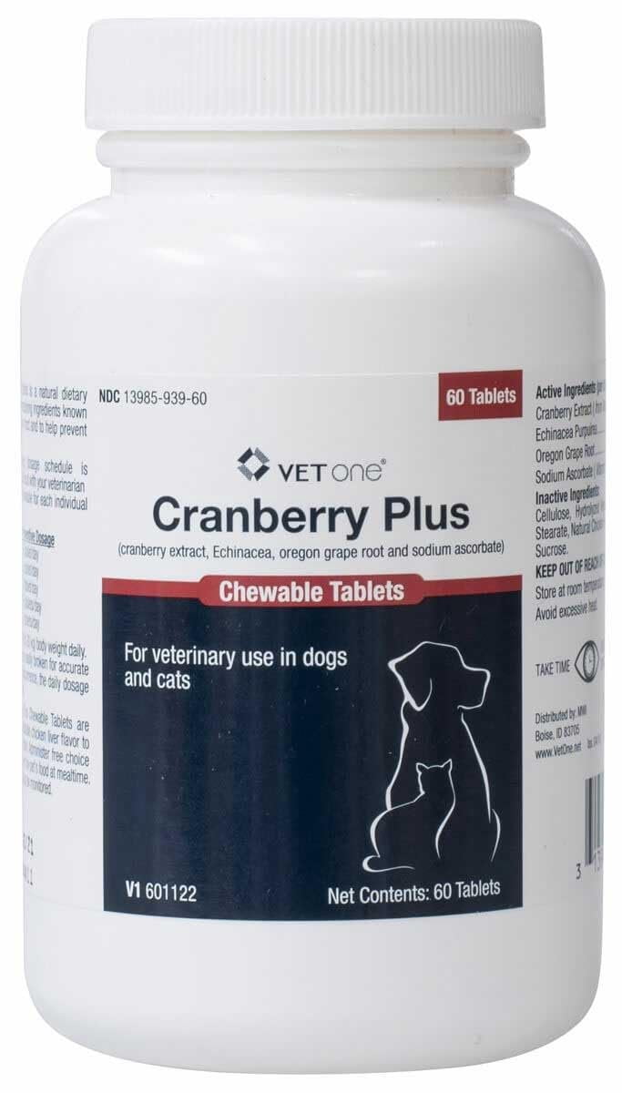 Vet One Cranberry Plus for Dogs & Cats - Urinary Tract & Bladder ...