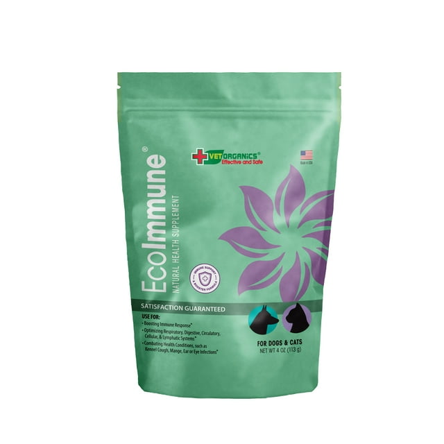 Vet Organics EcoImmune Immune Support & Booster Supplement for Dogs ...