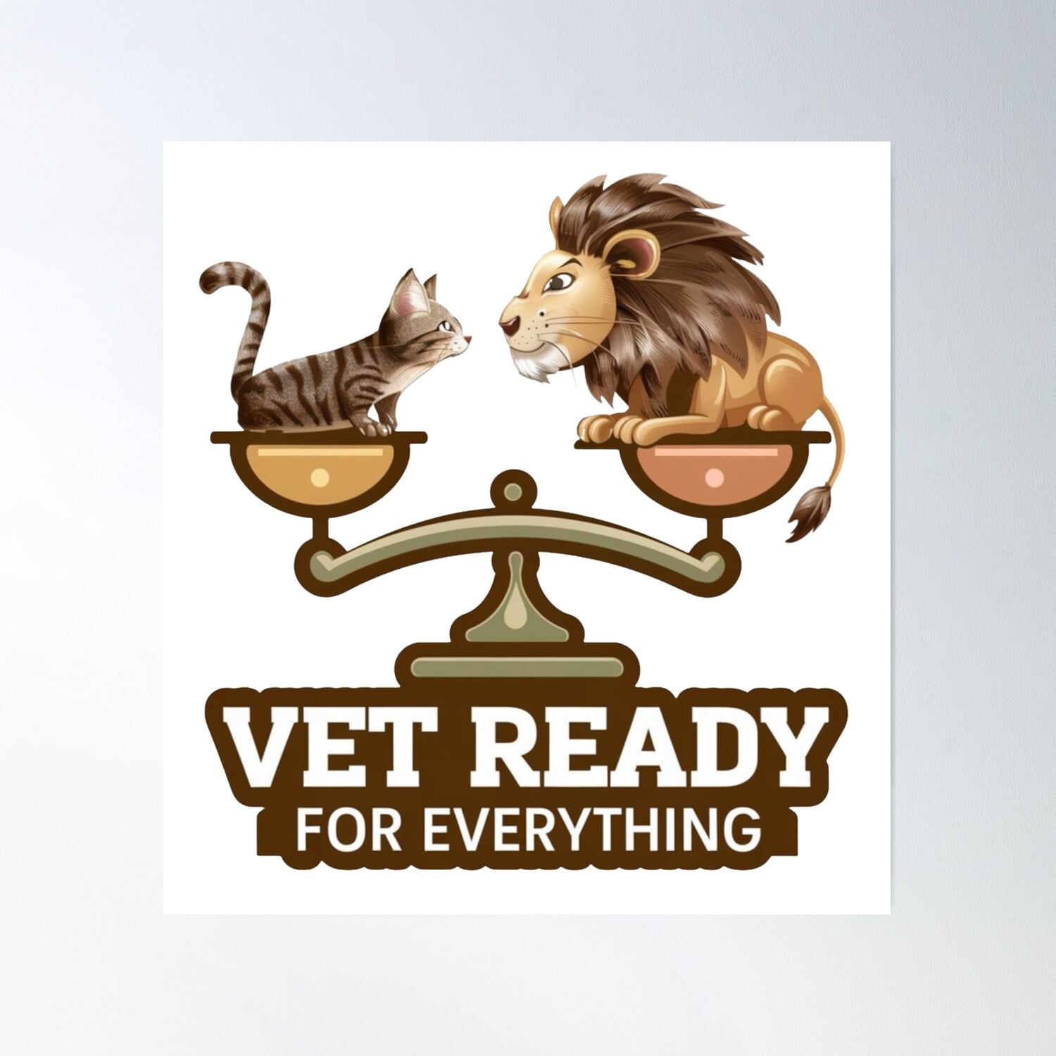 Vet Ready For Everything Fur-Tastic Vet Care Veterinary Medicine Animal ...