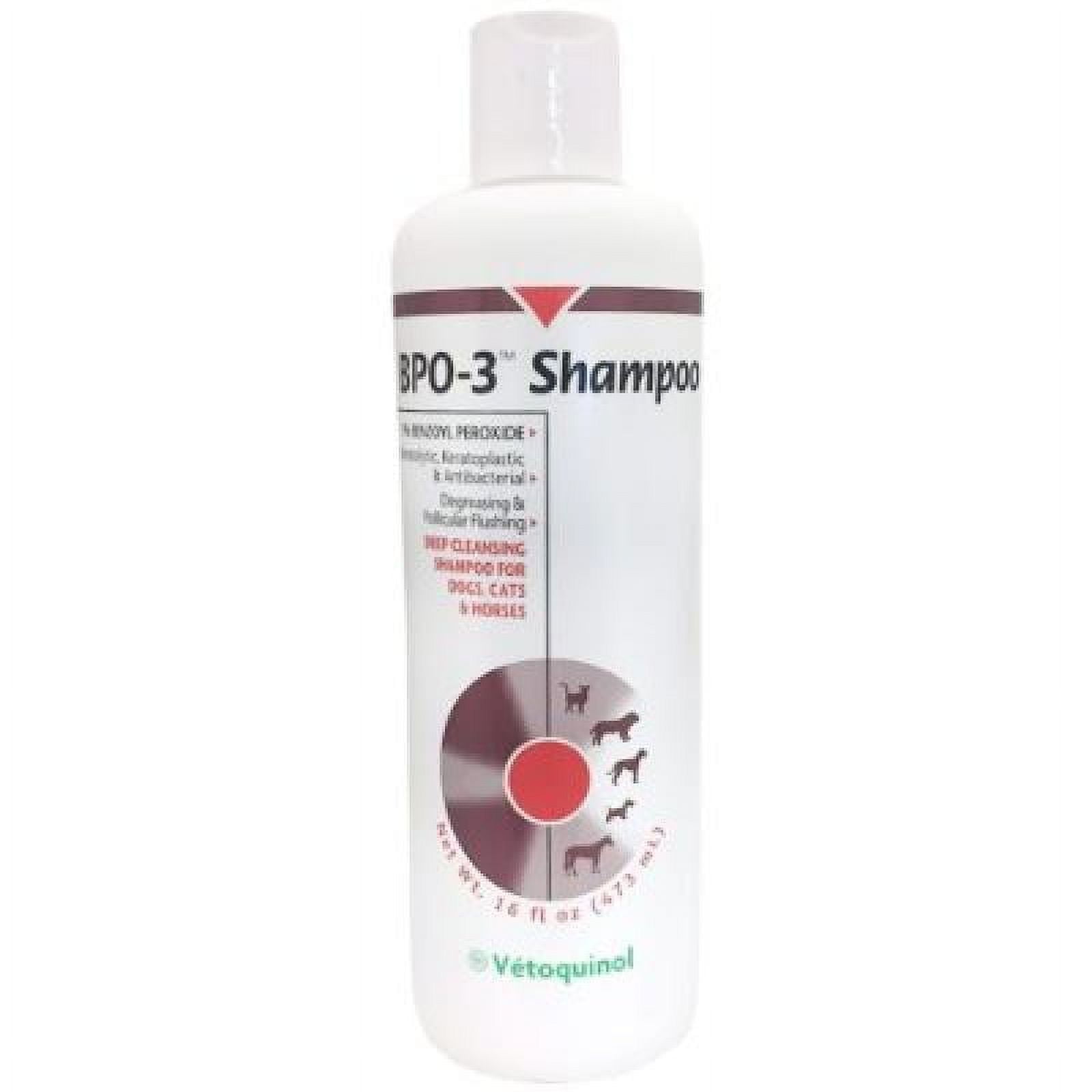 Vet Solutions BPO 3 Medicated Pet Shampoo for Dogs and Cats, 3% Benzoyl ...