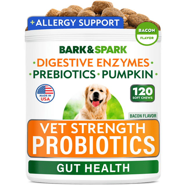 Vet Strength Dog Probiotics Chews - Digestive Health Control with ...