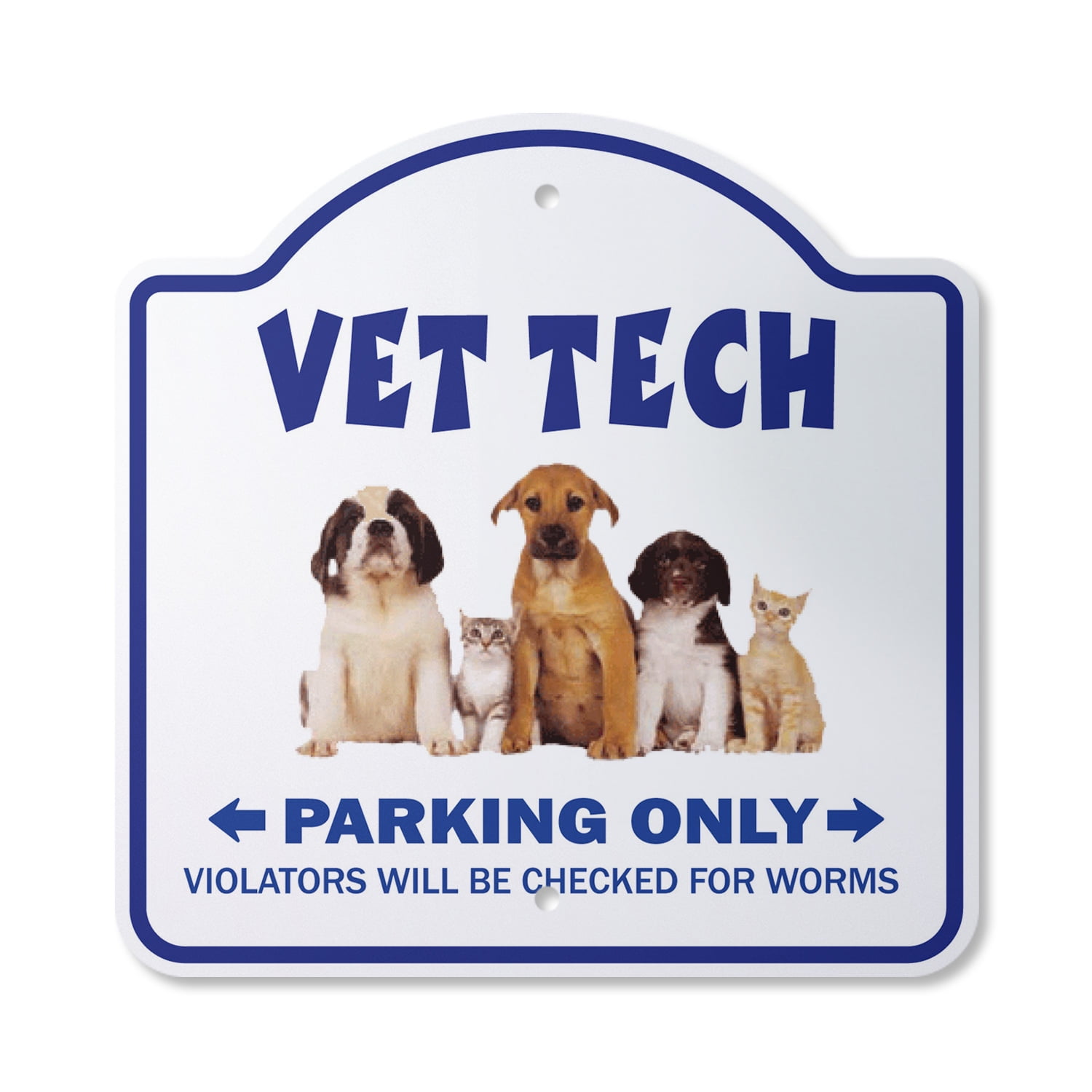 Vet Tech 12" X 12" Sign | Indoor/Outdoor Plastic | SignMission Designer ...