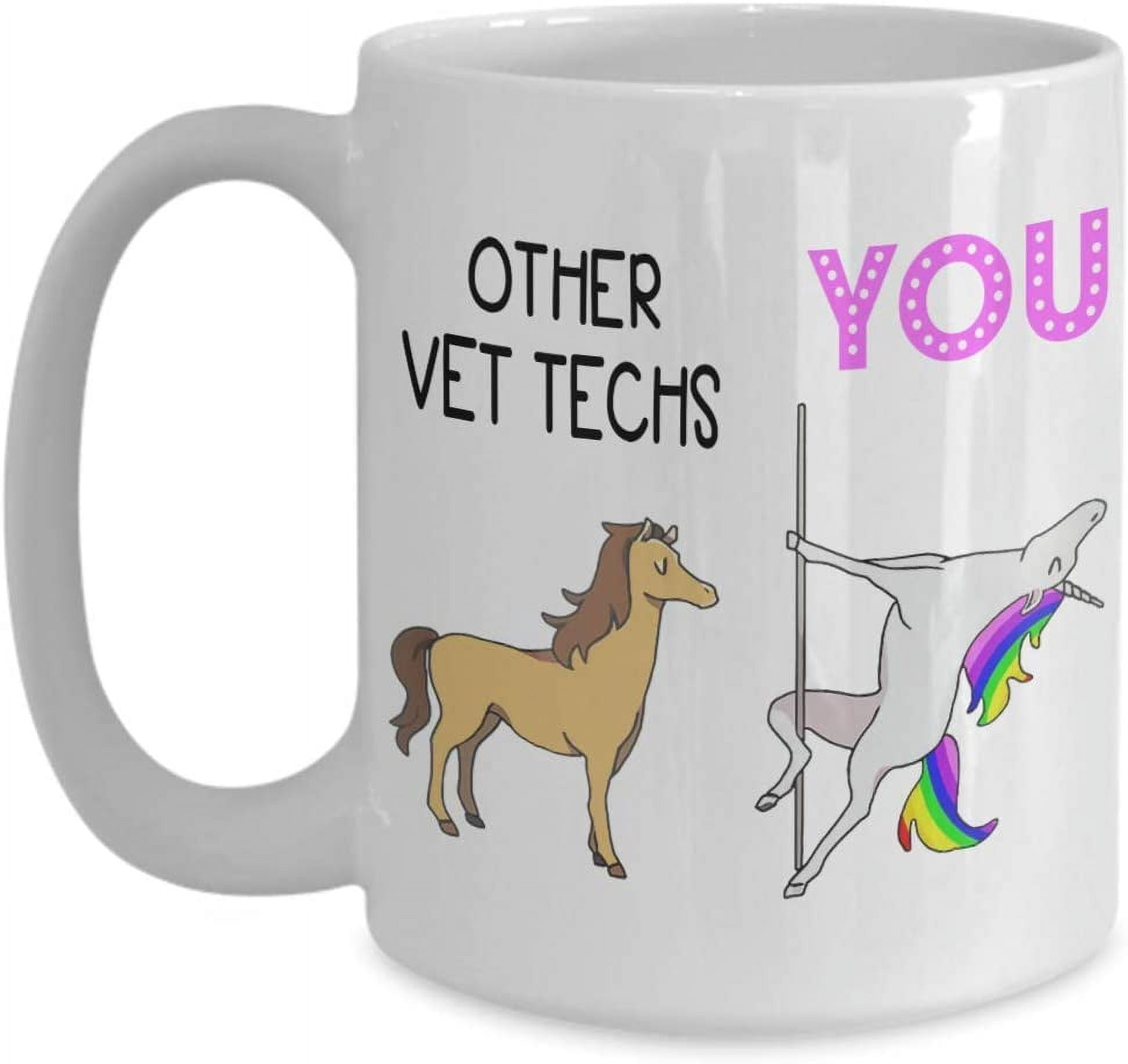 Vet Tech Coffee Mug Gift Idea For Women, Men, Him, Her, Work Friend ...