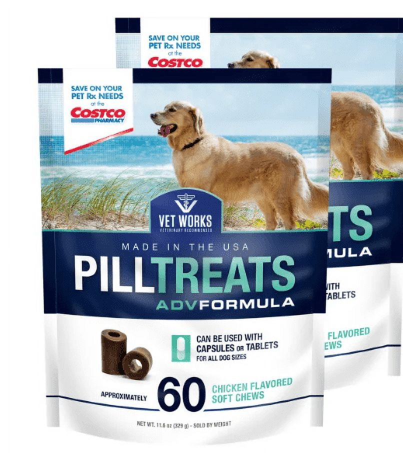 Vet Works Pill Treats, 120 Soft Chews - Walmart.com