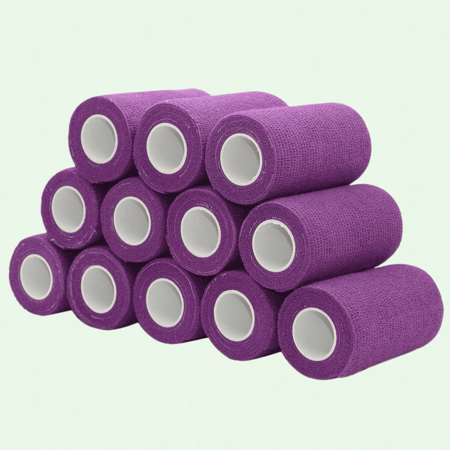 Vet Wrap Adhesive Bandages 4" x 12 Pack - Self-Adhesive Non-Woven ...