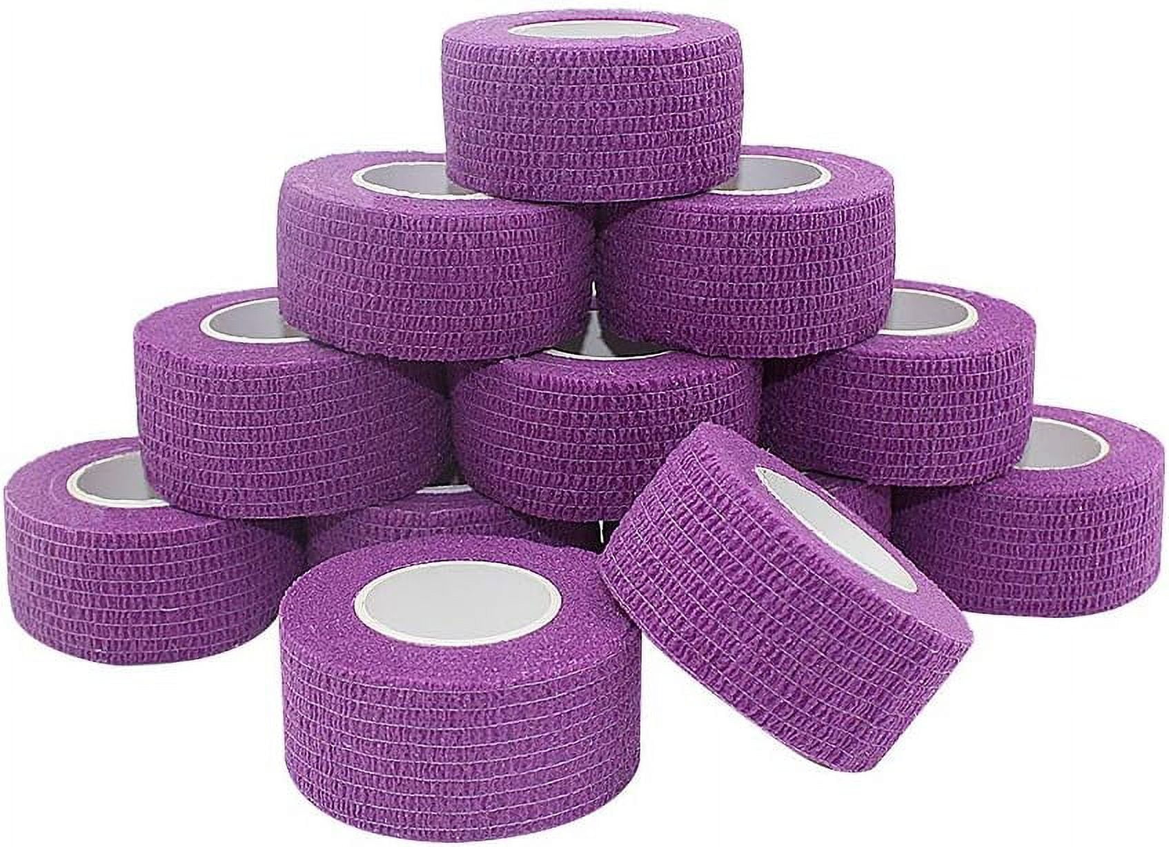 Vet Wrap Medical Tape for Skin Bandage Tape Vet Tape 1 inch x 12 Pack ...