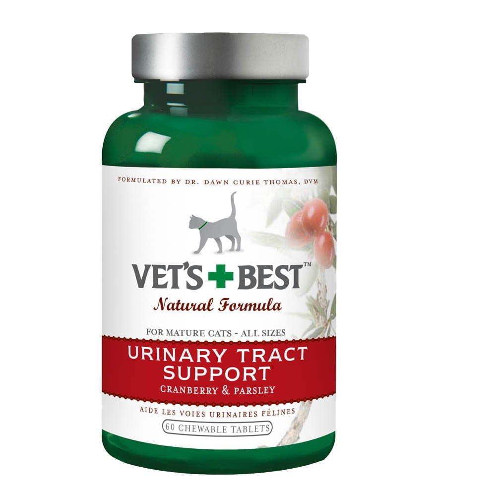 Vet's Best Urinary Tract Support for Cats, Chewable Tablets with ...