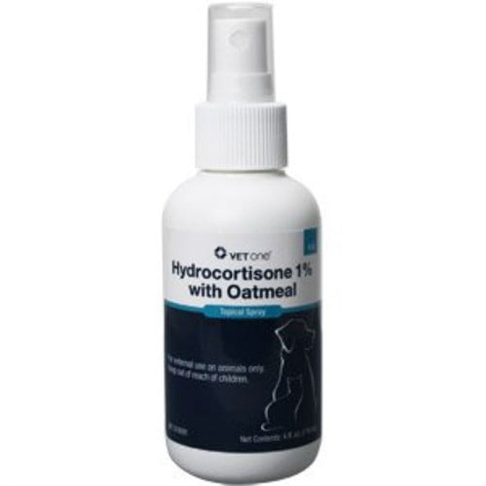 VetOne Hydrocortisone 1% With Oatmeal Topical Spray, 4 oz - Walmart.com