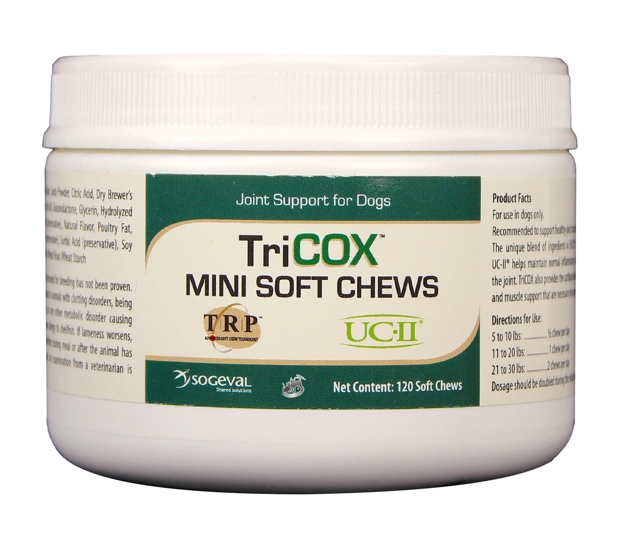 VetOne TriCOX Mini Chewable Supplements for Dogs: Complete Joint Health ...