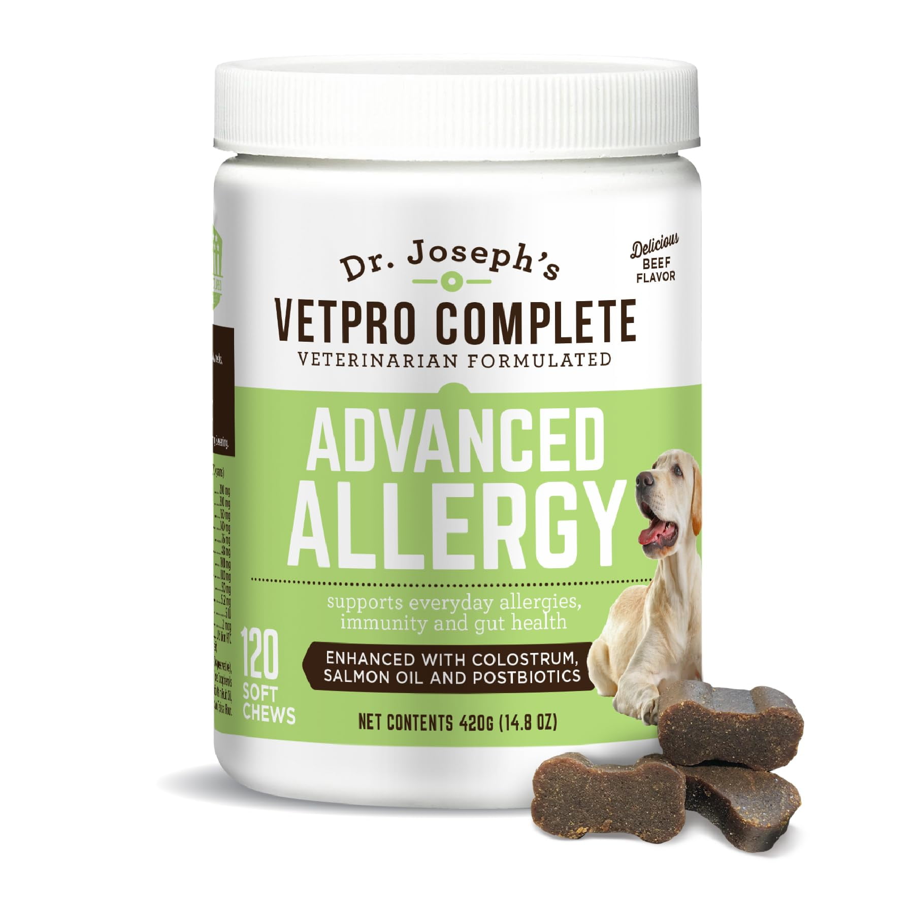 VetPro Advanced Allergy and Itch Support for Dogs - Supports Seasonal ...