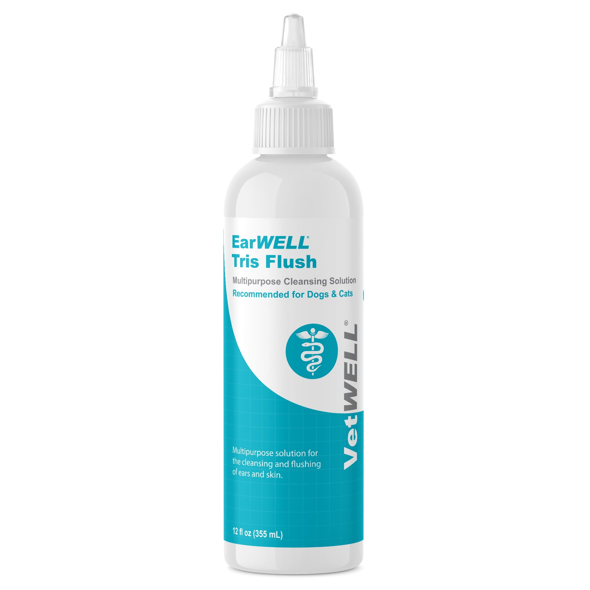 VetWELL Liquid Cleaning Pet Ear Cleaner Solution - Infection Treatment ...