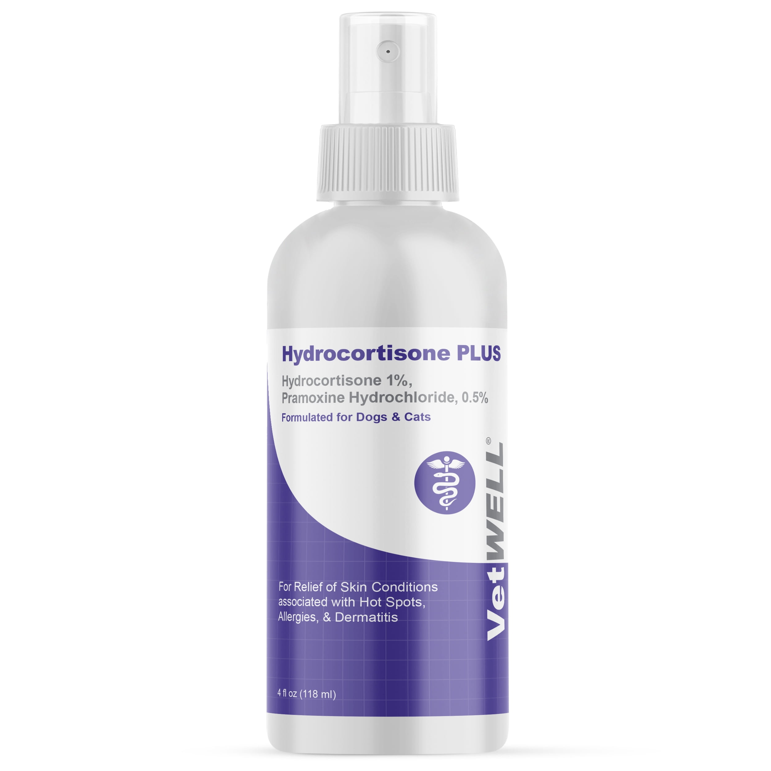 VetWELL Hydrocortisone Spray, Anti Itch Dog Spray, Pet Skin Relief from ...