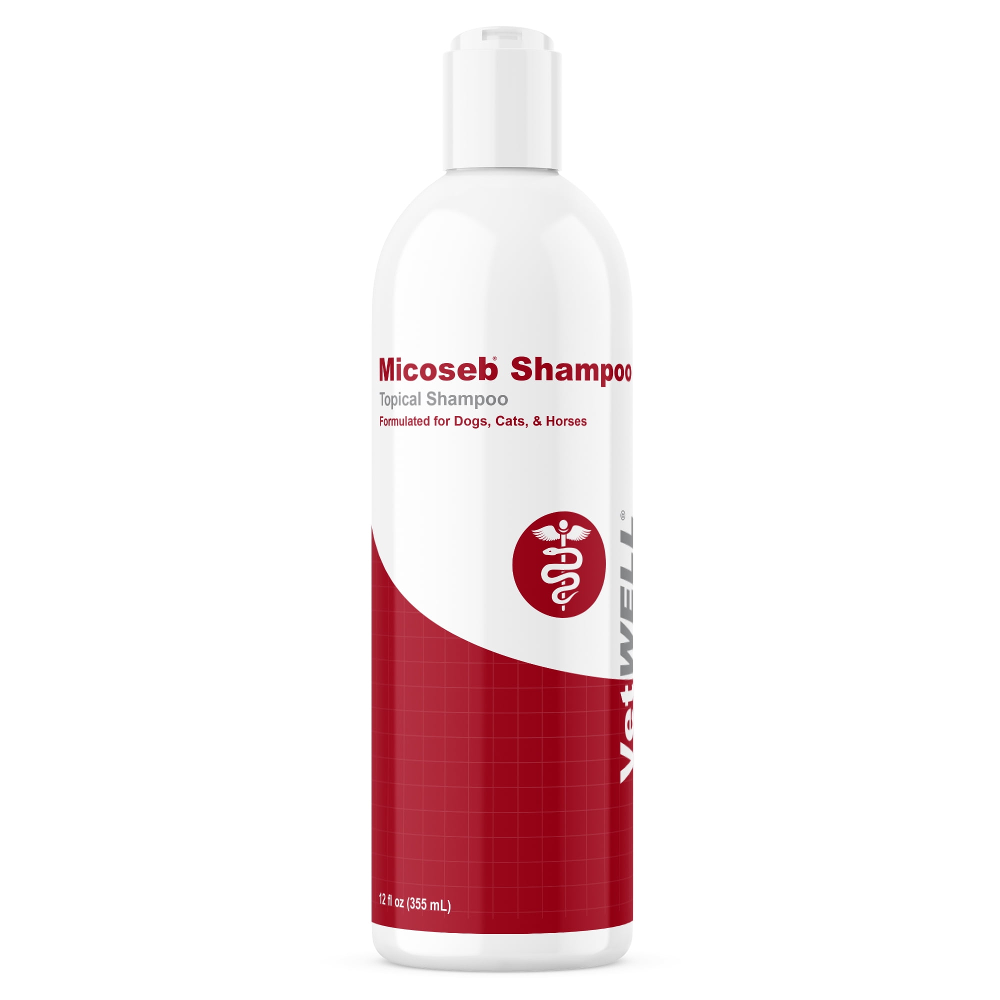 VetWELL Micoseb Medicated Shampoo for Dogs & Cats - Dog Shampoo with ...