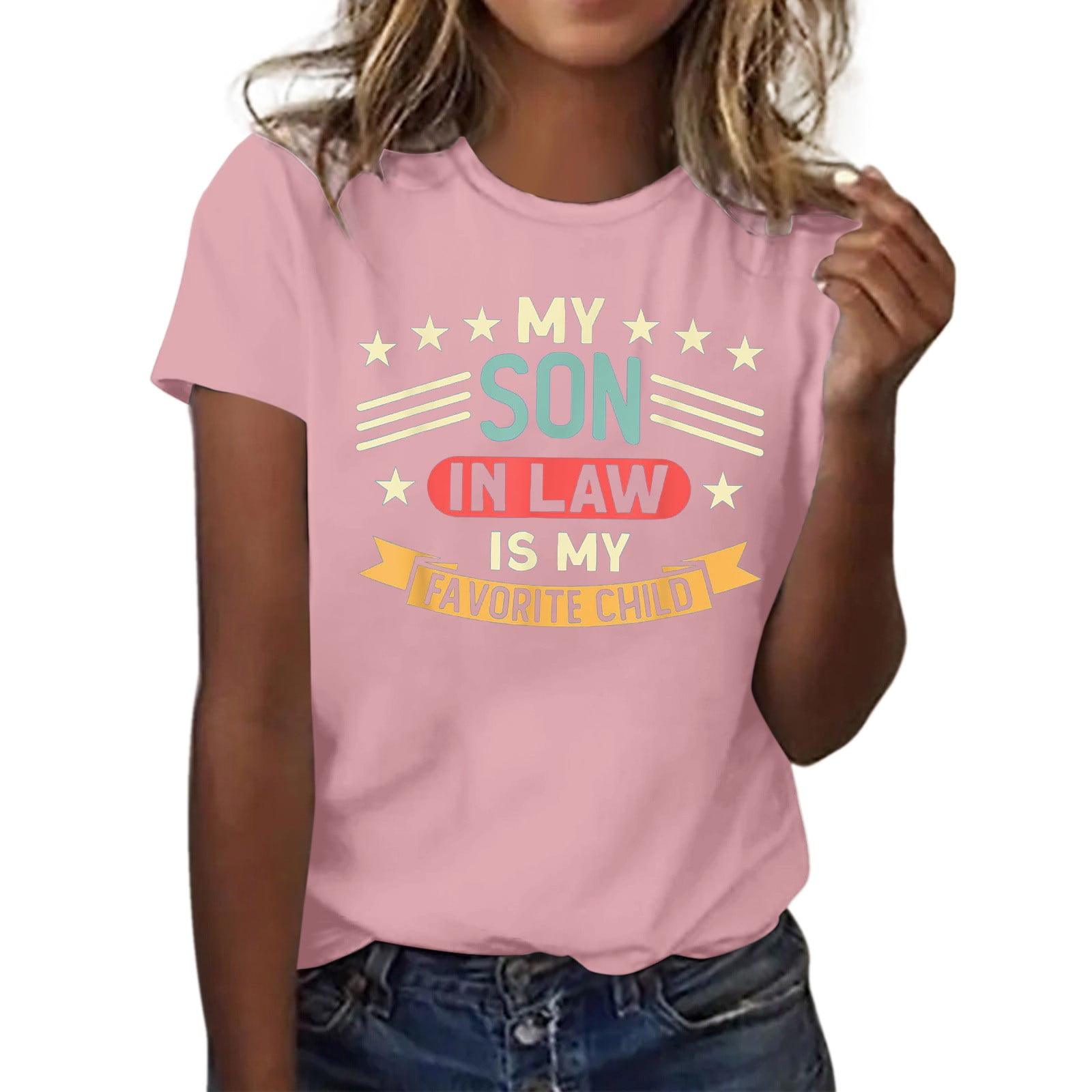 Vetement Femme ete 2025 Women My Son In Law Is My Favorite Child Shirt ...