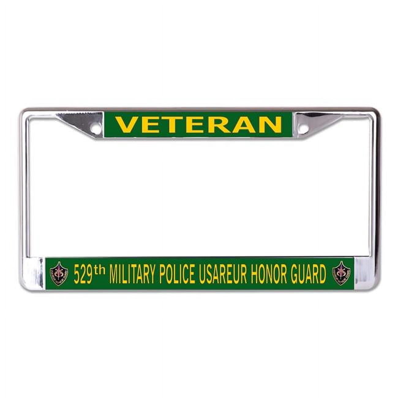 Veteran 529th Military Police Usareur Honor Guard Chrome License Plate ...