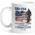 Veteran With American Flag Design Coffee Mugs, Personalized Choose Name ...