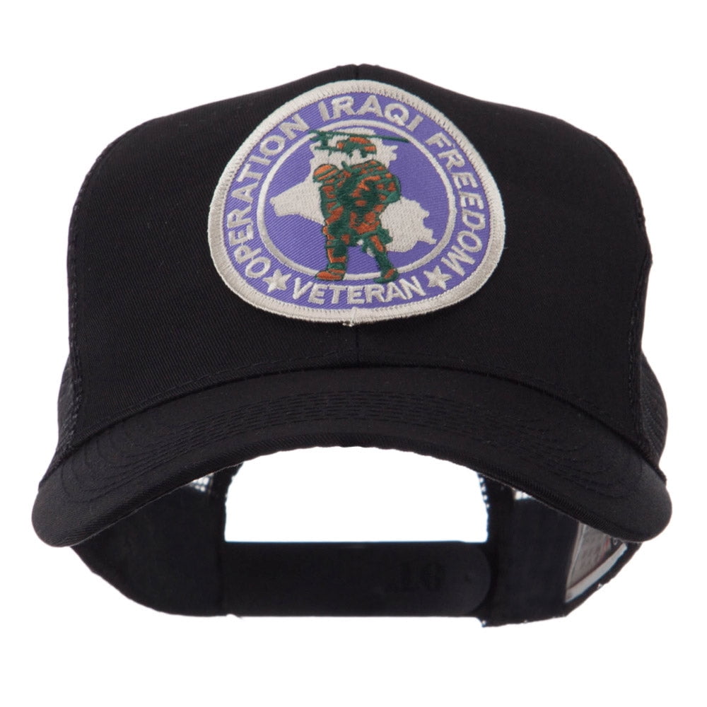Veteran Embroidered Military Patched Mesh Cap - Iraqi Veteran OSFM ...