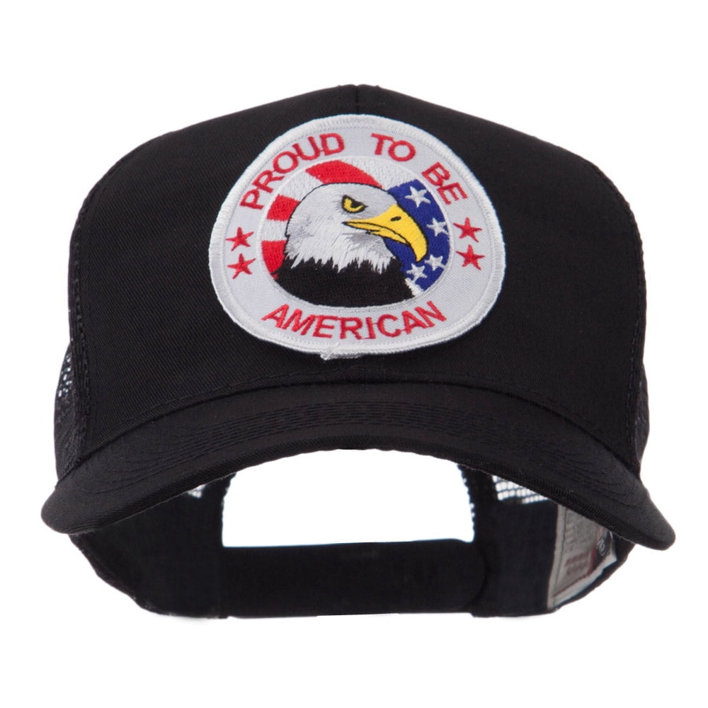 Veteran Embroidered Military Patched Mesh Cap - Proud American OSFM ...