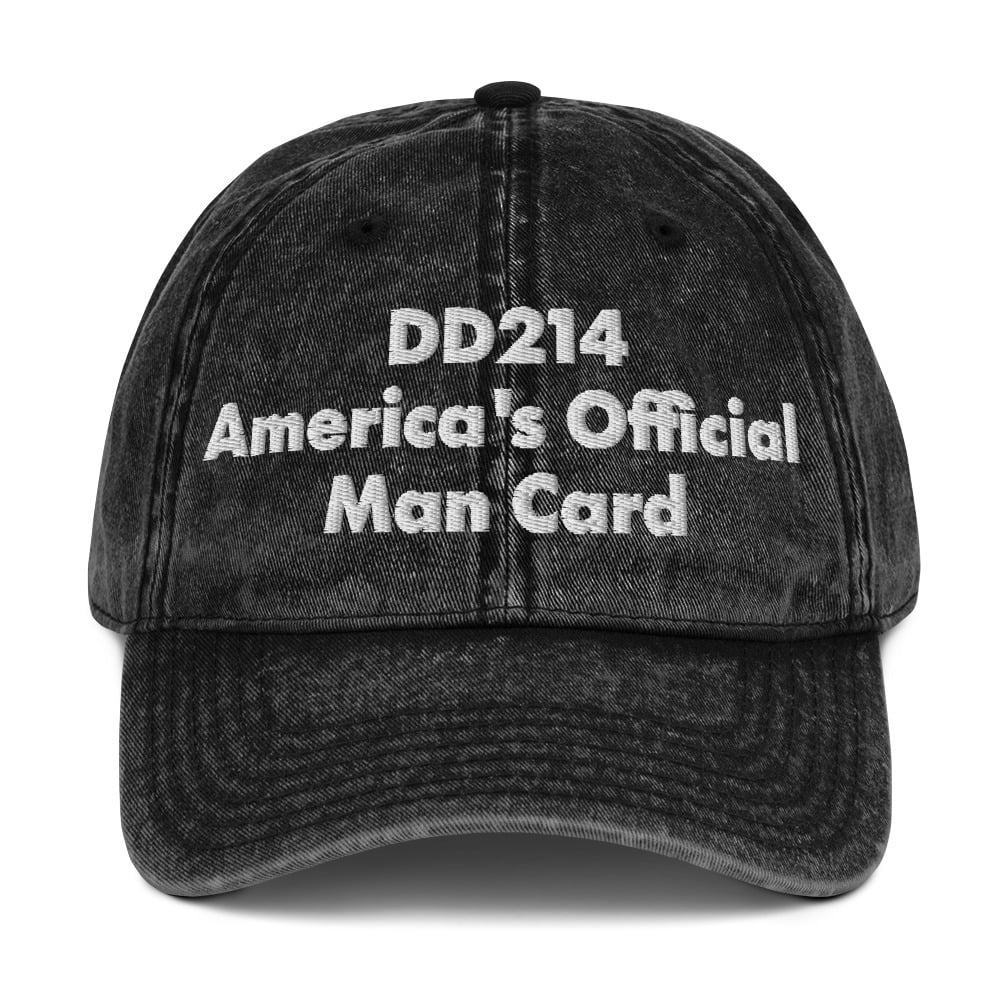 Veteran Embroidered Vintage Cap, DD214 America's Official Man Card ...