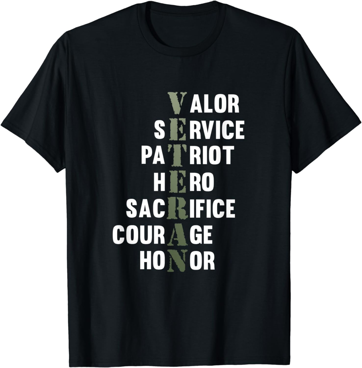 Veteran Facts Happy Veterans Day Support Graphic T-Shirt - Walmart.com